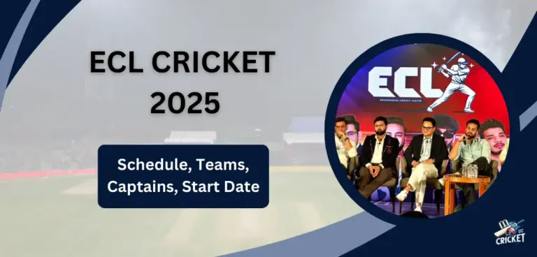 ECL Cricket 2025: Schedule, Teams, Captains, Start Date & Latest News